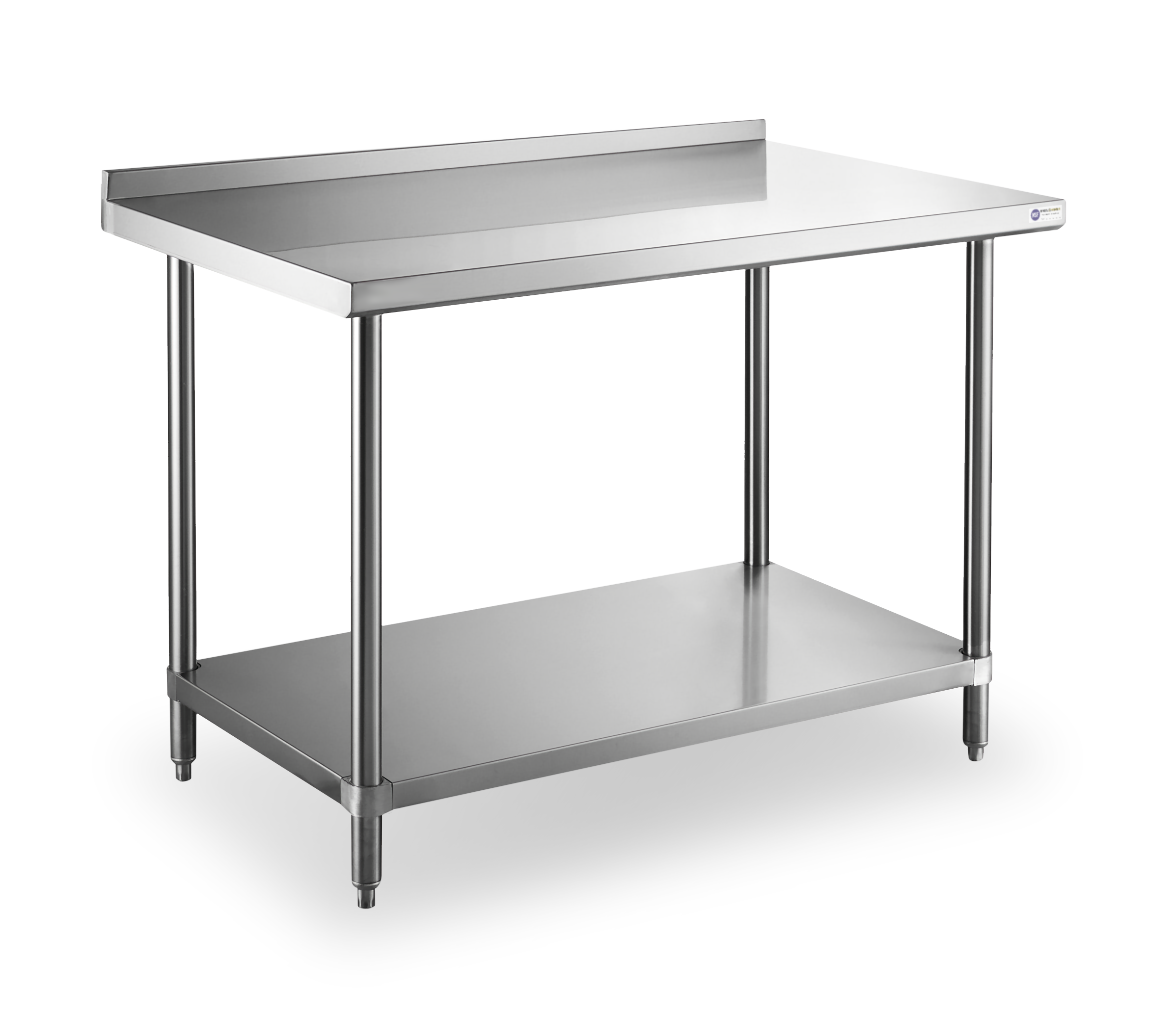 18 Gauge All Stainless Steel Worktable With Splash Guard 30x60 SWWTS 18-gauge-all-stainless-steel-worktable-with-splash-guard-30x60-swwts
